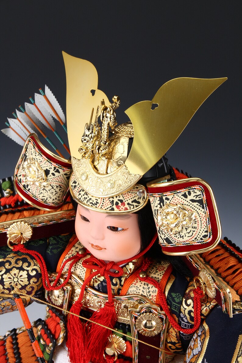 Beautiful Japanese Samurai Doll the Little General Bow and - Etsy