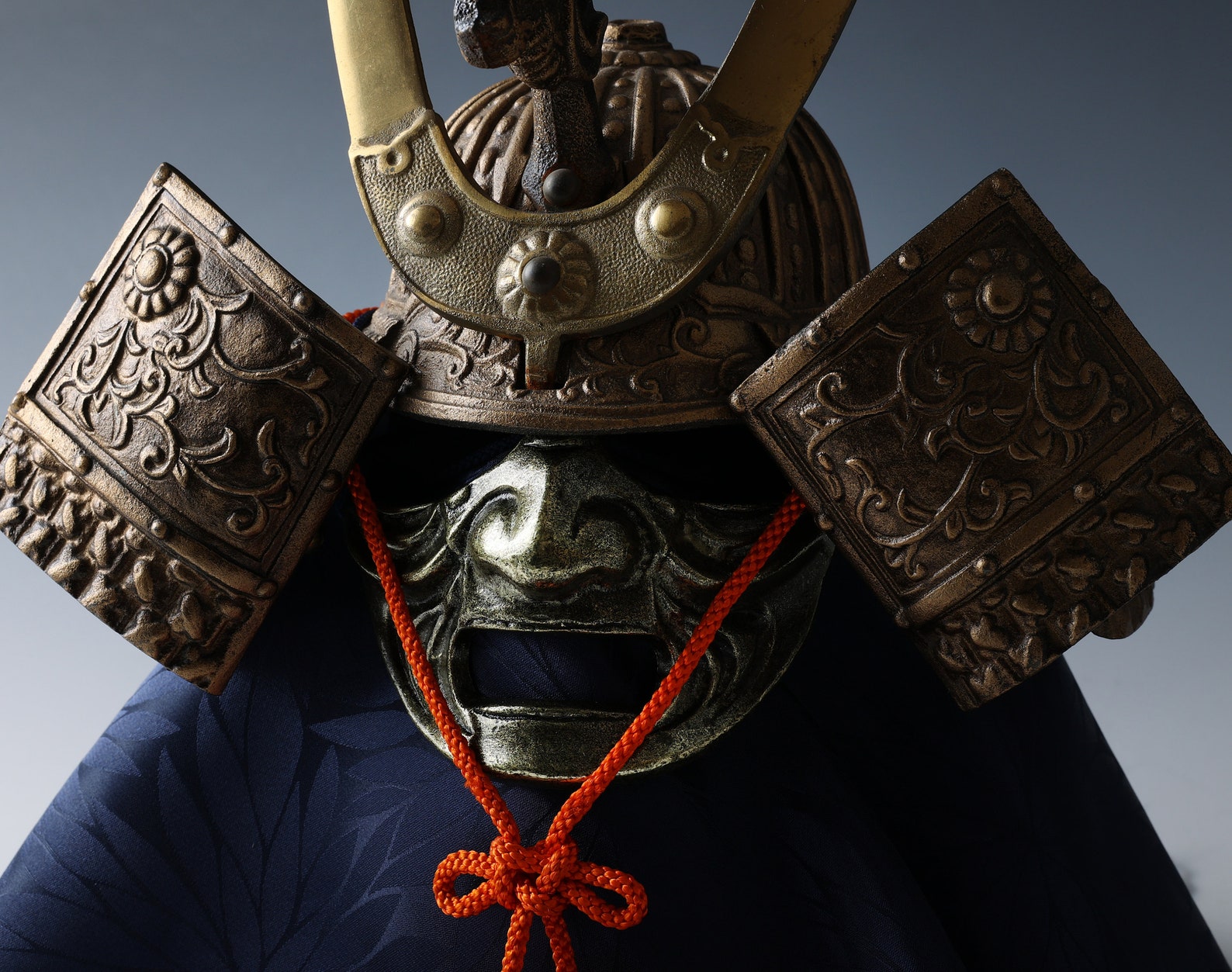 Old Vintage Japanese Samurai Helmet middle Size With a Mask - Etsy