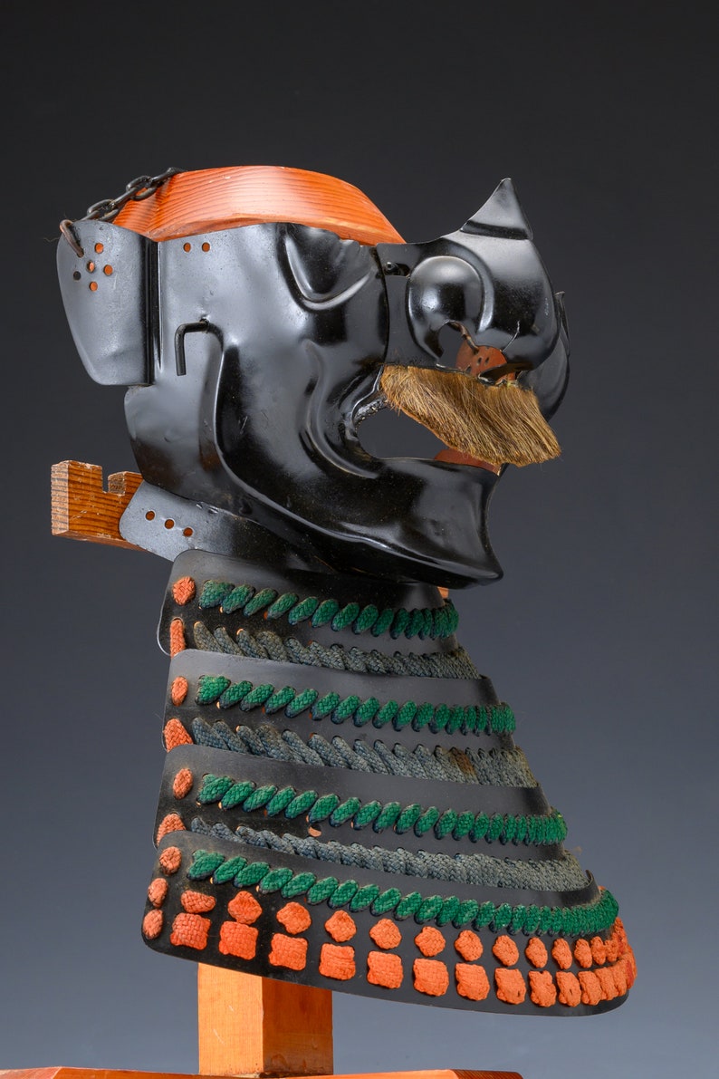 Vintage Japanese Samurai Menpo wearable Marutake Product | Etsy