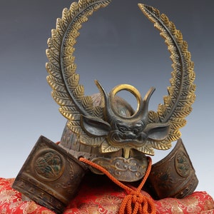 Old Beautiful Vintage Samurai Helmet -TOKUGAWA Ieyasu's Kabuto- Rare ...
