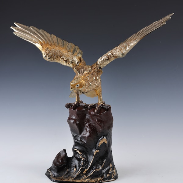 Hawk Sculpture - Etsy