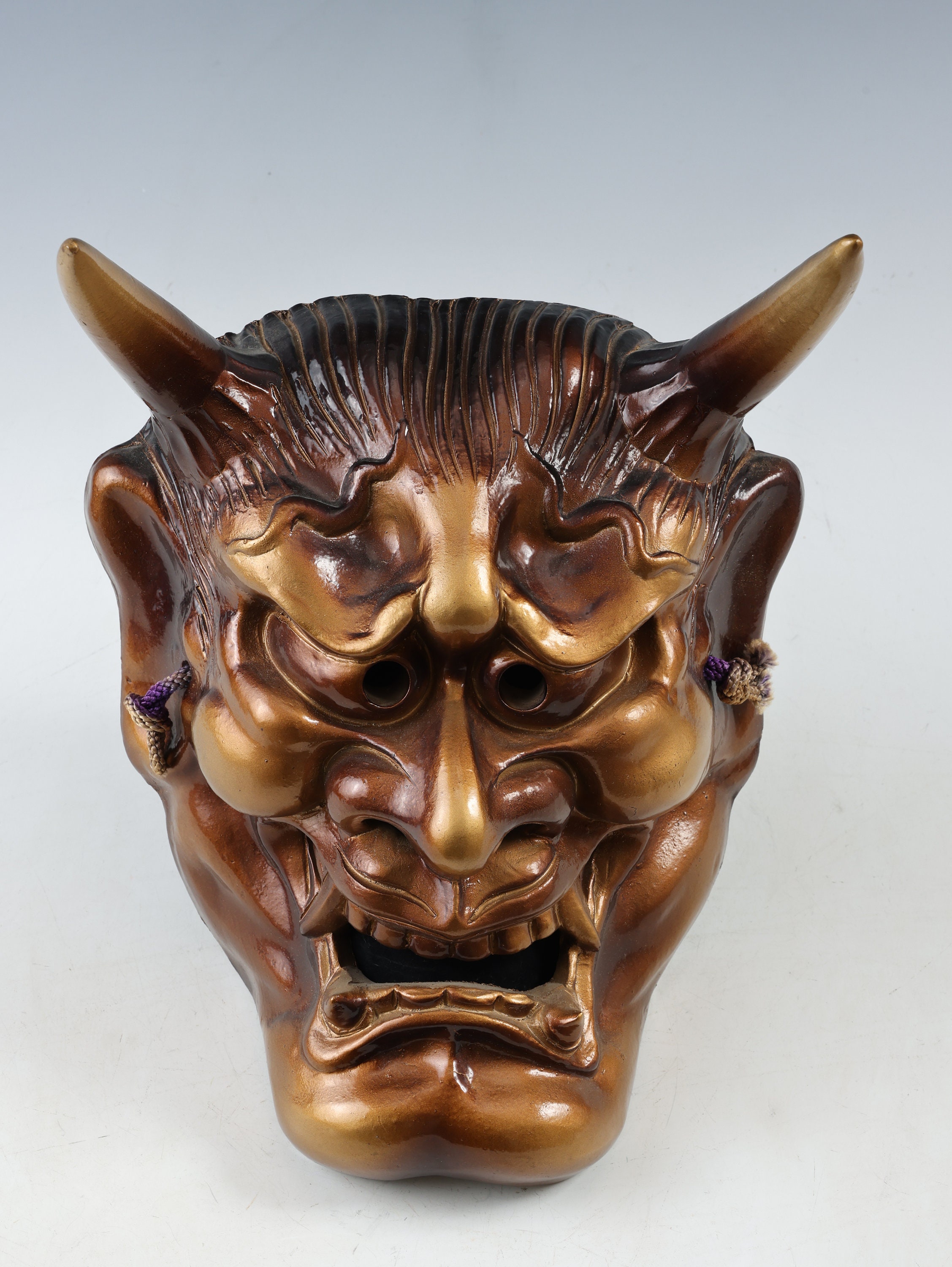 Japanese Porcelain Noh Mask Hannya jealousy Woman 般若 Very - Etsy