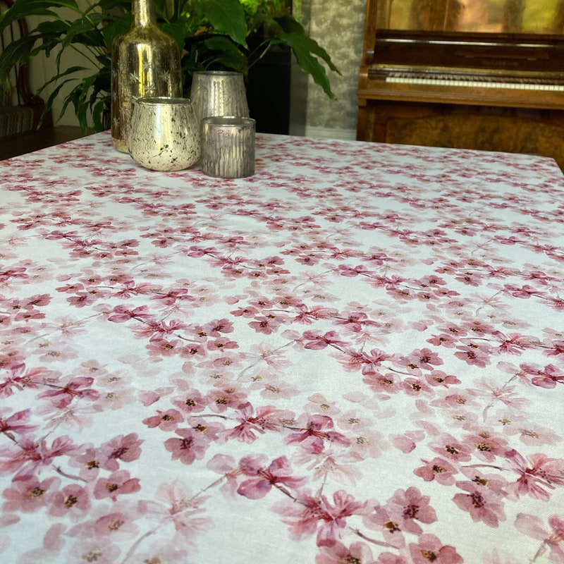 Pink Tablecloth - Etsy