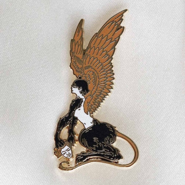 Artist Enamel Pin - Etsy