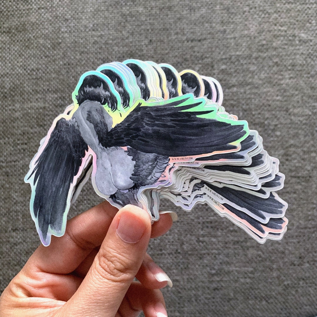 Harpy Holographic Waterproof Stickers - Etsy
