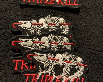 Embroidered Patch fishing Troops/special Forces 3 X 3 With Hook and ...