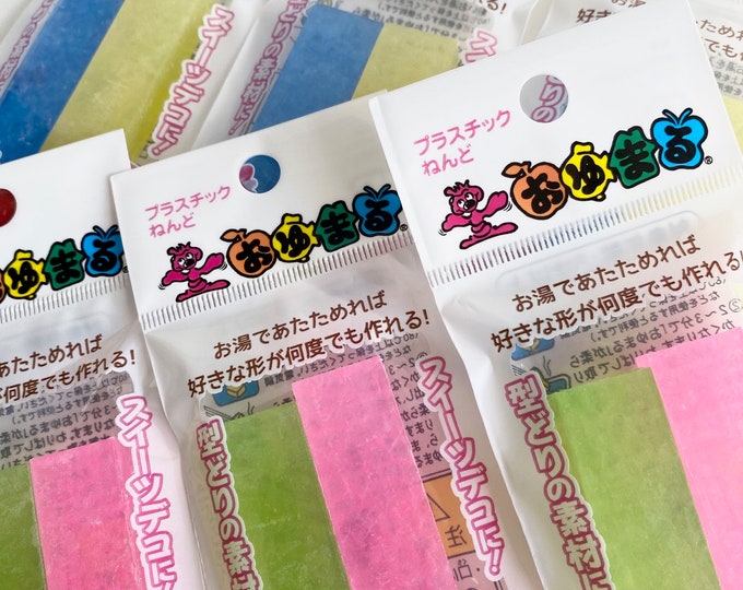 Oyumaru Hot Water Plastic Clay Japan Miniature Food Modeling Handmade ...