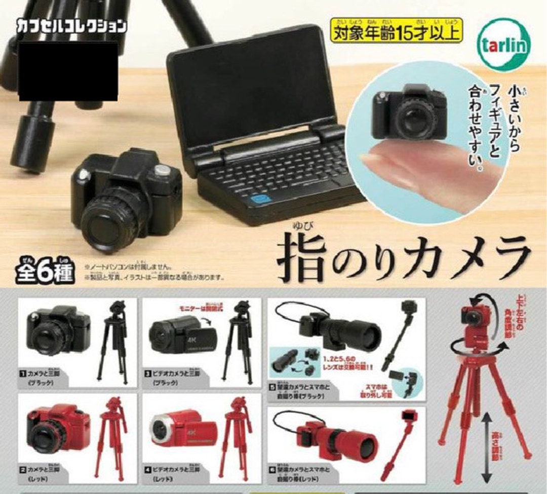 Miniature dollhouse camera 1/12 scale 1/24 scale video camera tripod ...