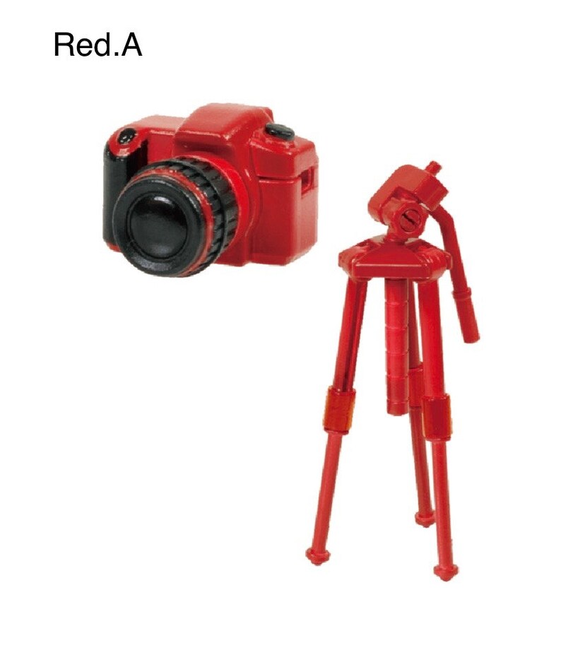Miniature dollhouse camera 1/12 scale 1/24 scale video camera tripod ...
