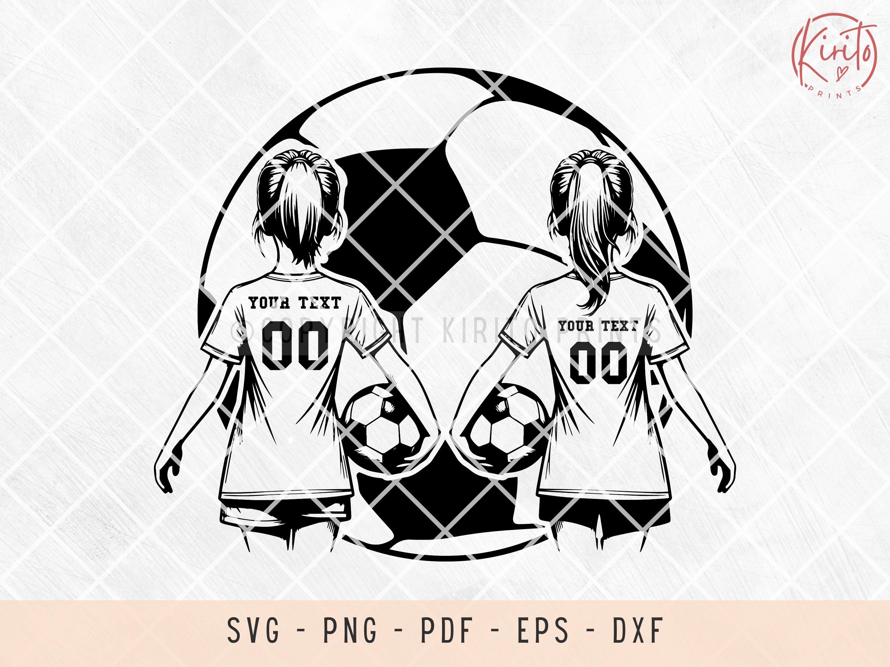 Customize Soccer Player Svg, Soccer, Soccer Sibling, Svg, Personalized ...