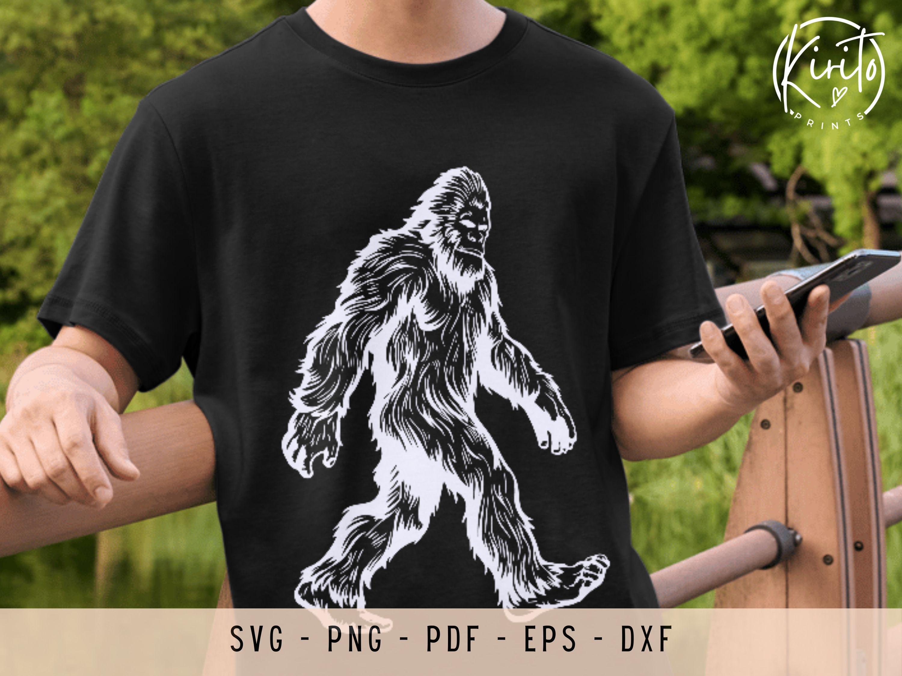 Bigfoot, Bigfoot Svg, Bigfoot Png, Outline Svg, Outline Art, Sasquatch ...