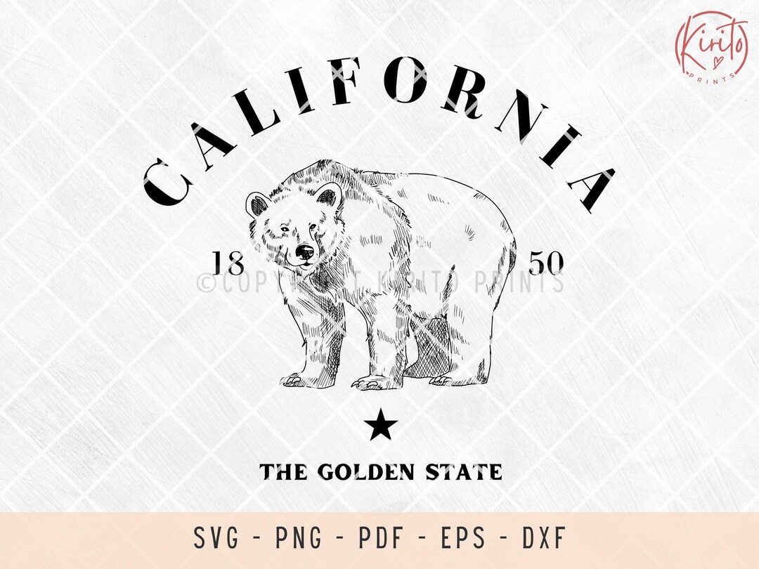 California, California Svg, Us States, Us States Svg, Us States Outline ...