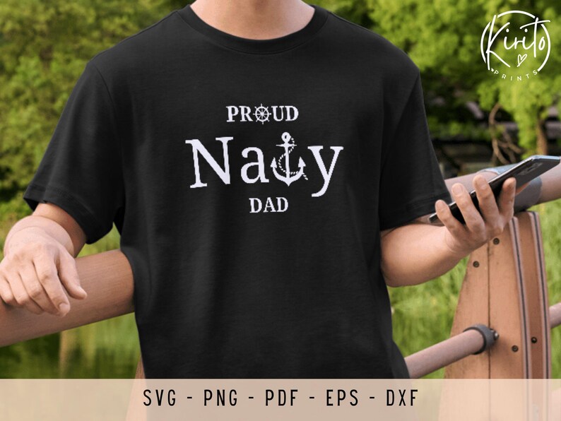 Navy, Navy Dad, Navy Dad Svg, Proud Navy Dad, Proud Navy Svg, Anchor ...