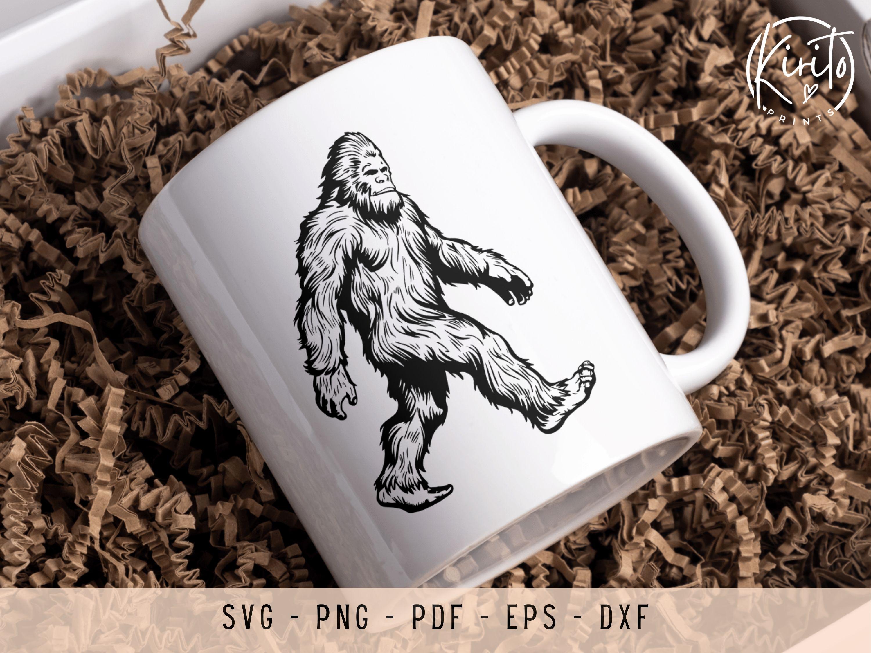 Bigfoot, Bigfoot Svg, Bigfoot Png, Outline Svg, Outline Art, Sasquatch ...