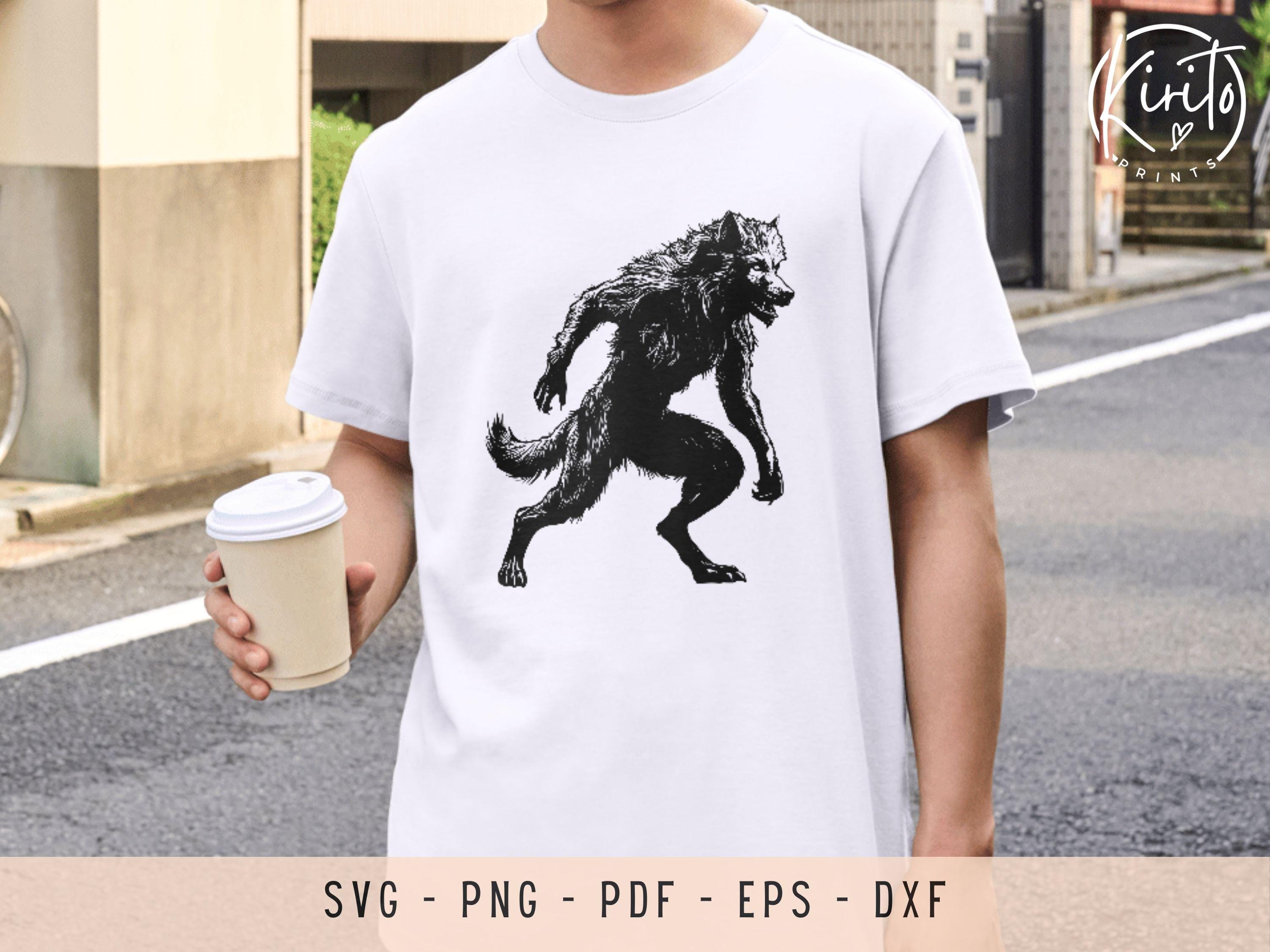 Werewolf Svg, Beast Svg, Werewolf, Wolfman, Dogman, Outline Svg ...