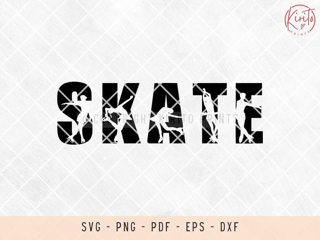 Skating, Skating Svg, Ice Skating, Figure Skater, Figure Skating, Png ...