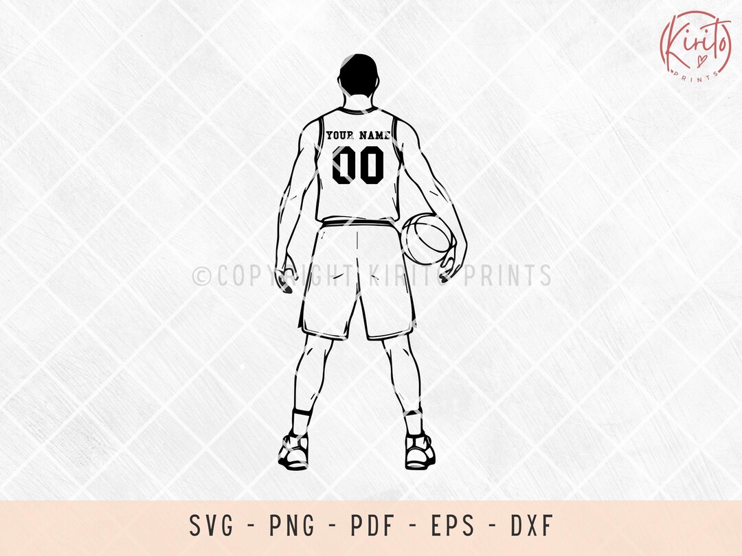 Basketball Player, Basketball Player Svg, Basketball, Customize ...