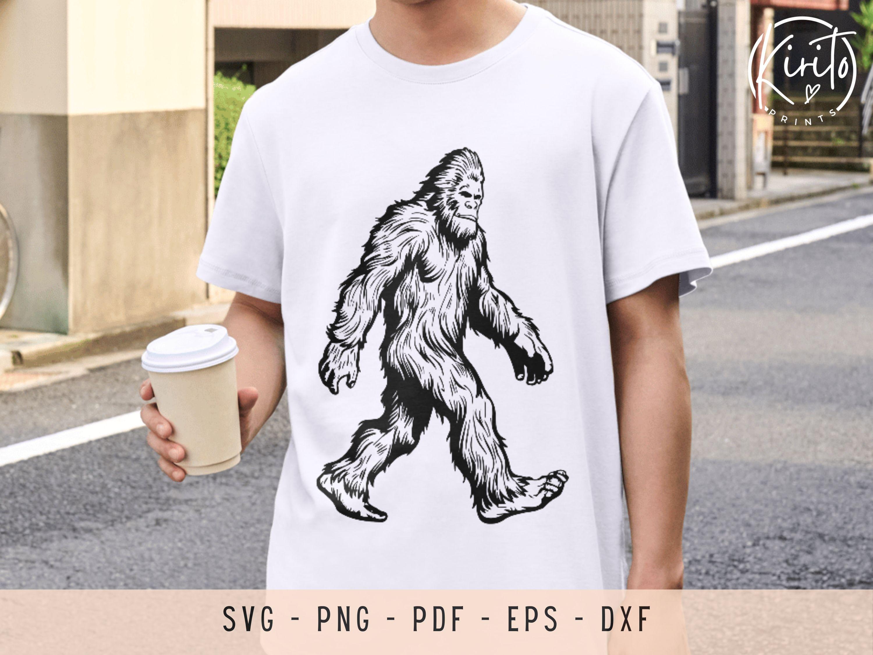 Bigfoot, Bigfoot Svg, Bigfoot Png, Outline Svg, Outline Art, Sasquatch ...