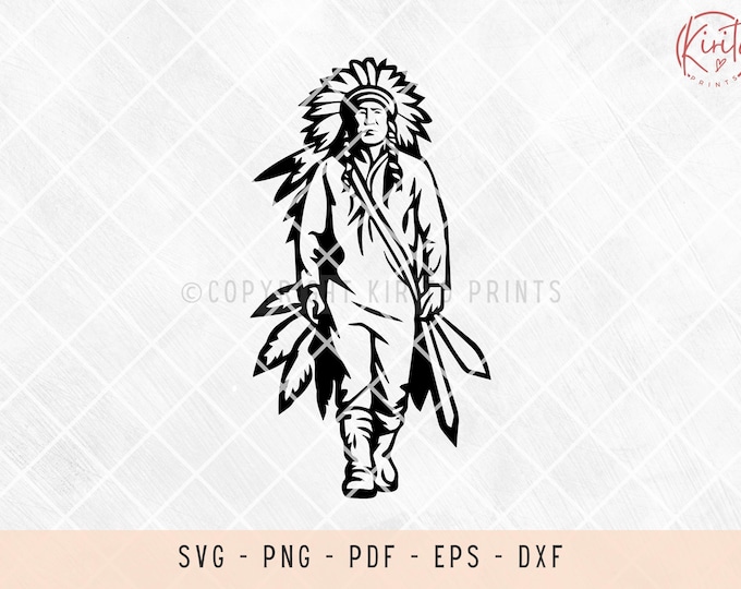 Tribal Chief SVG: American Indian Chief, Native American Culture ...