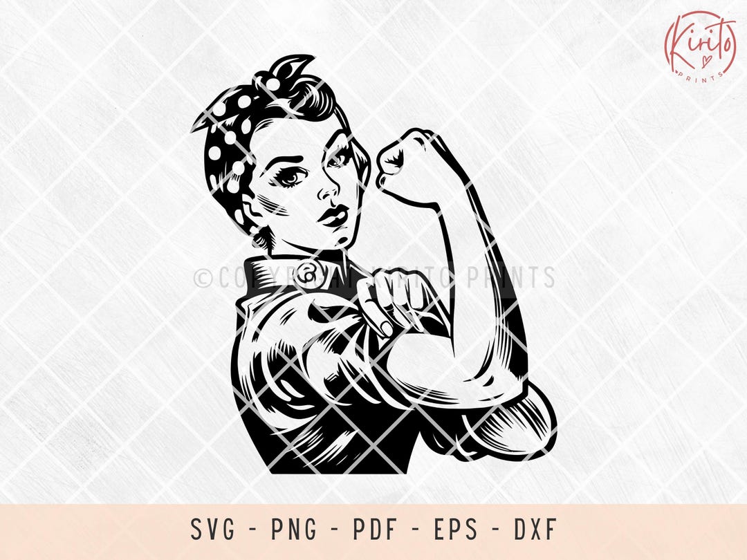 Rosie the Riveter, Rosie the Riveter Svg, Rosie the Riveter Png, World ...