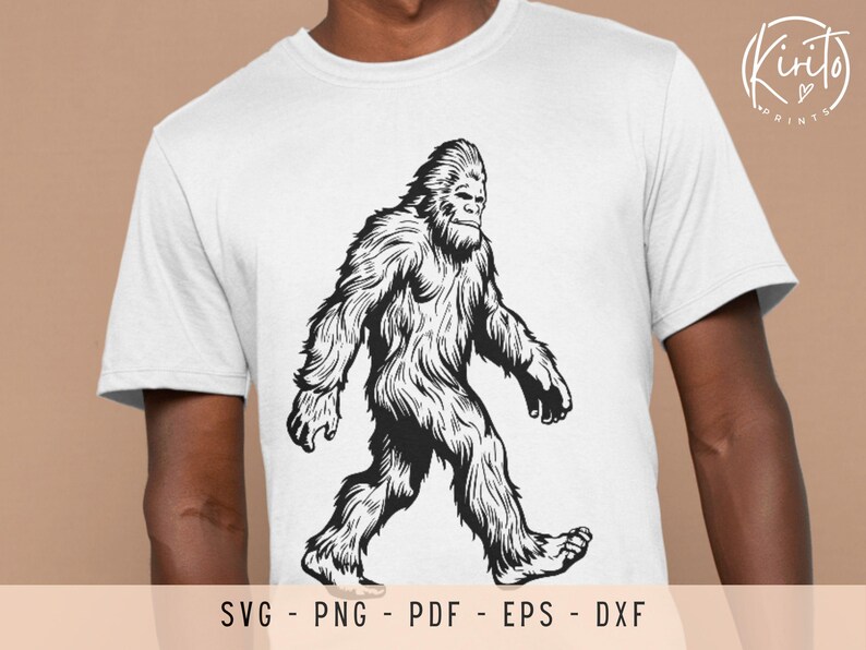 Bigfoot, Bigfoot Svg, Bigfoot Png, Outline Svg, Outline Art, Sasquatch ...