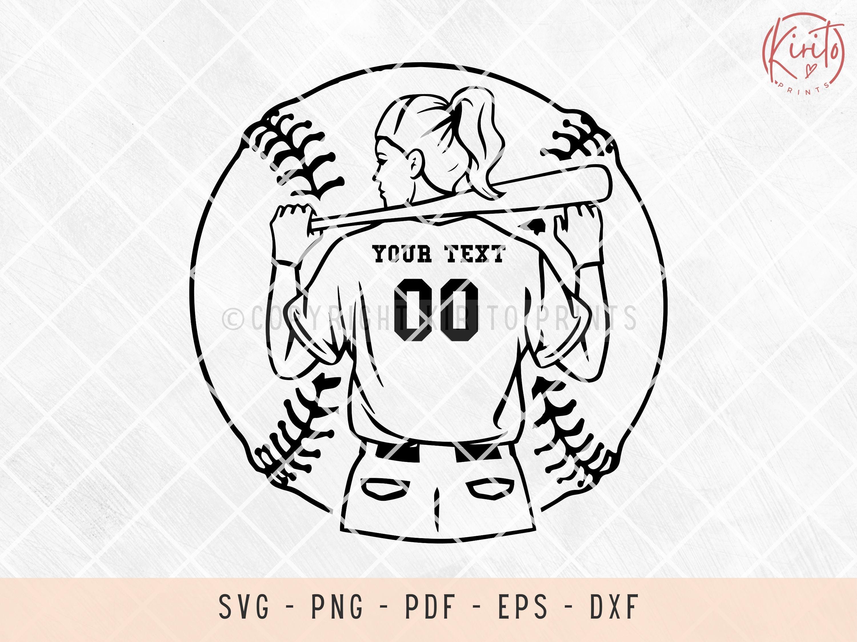 Softball, Softball Svg, Softball Png, Personalized Gift, Softball Girl ...