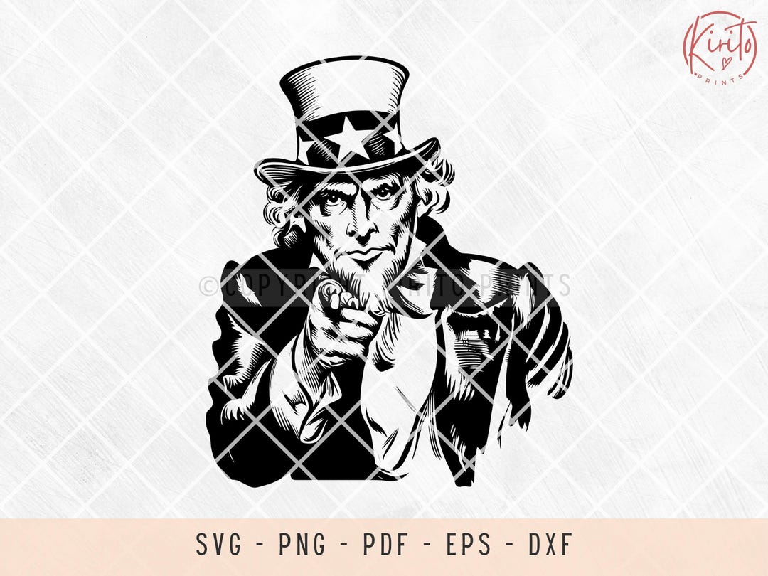 Uncle Sam Svg, Uncle Sam Png Clipart, Uncle Sam Png Transparent, Uncle ...