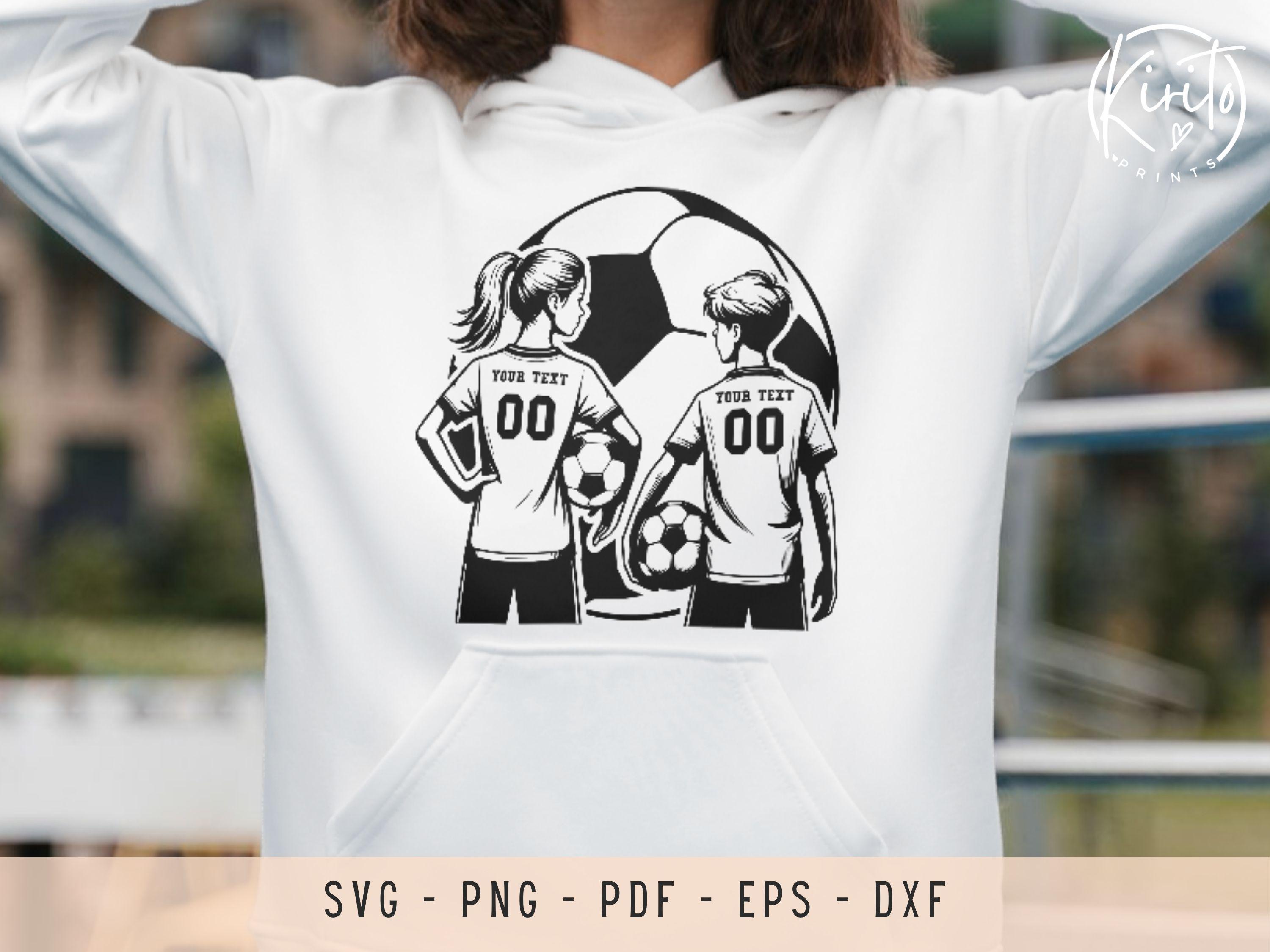 Customize Soccer Player Svg, Soccer, Soccer Sibling, Svg, Personalized ...
