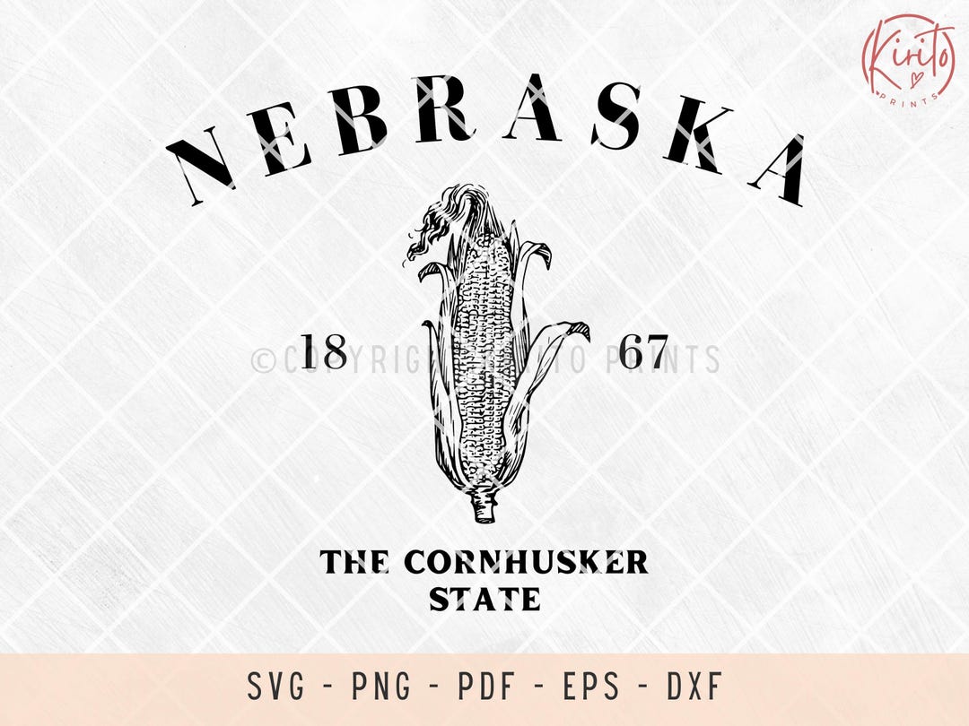 Nebraska, Nebraska Svg, Us States, Us States Svg, Us States Outline ...