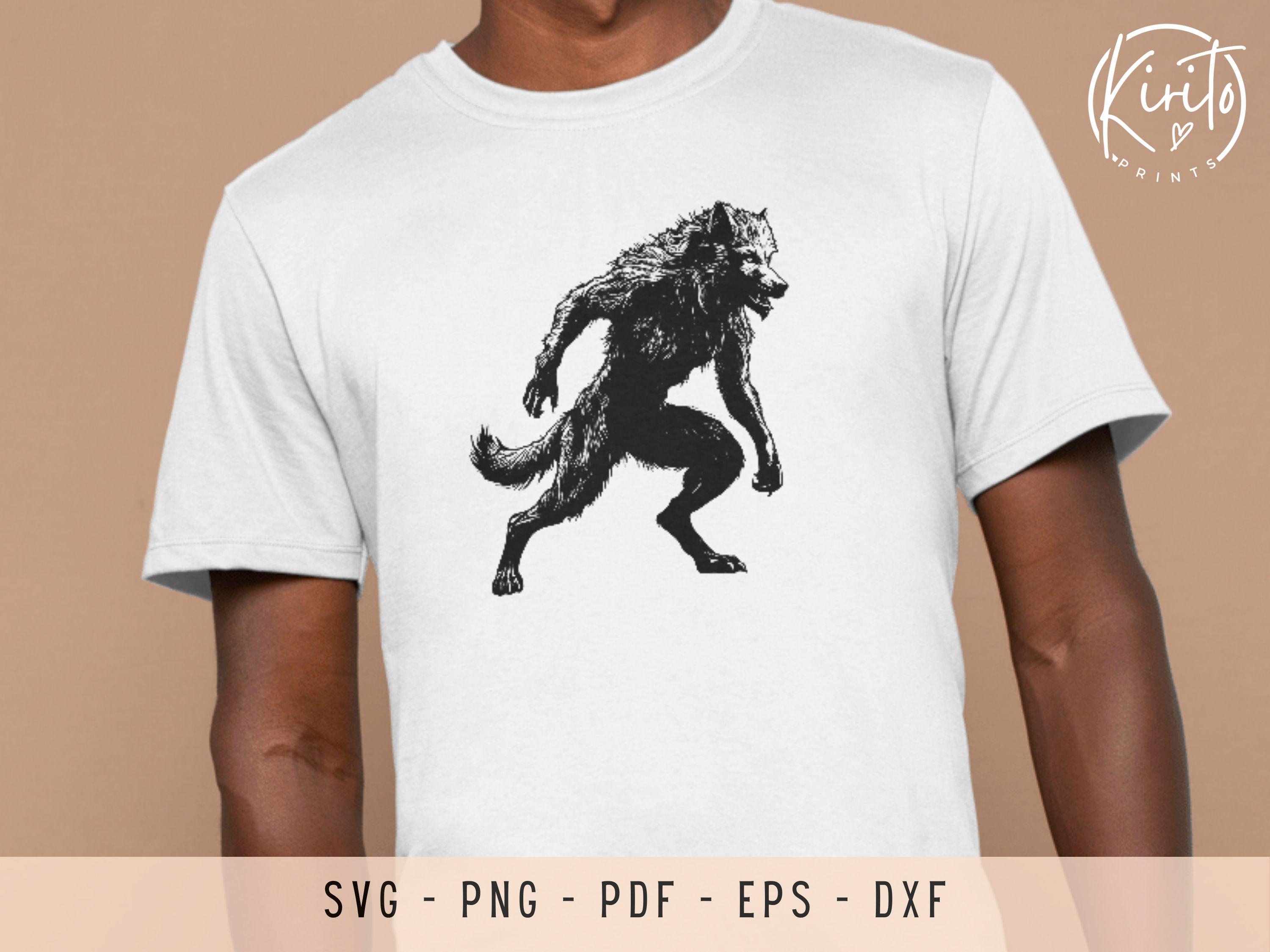 Werewolf Svg, Beast Svg, Werewolf, Wolfman, Dogman, Outline Svg ...