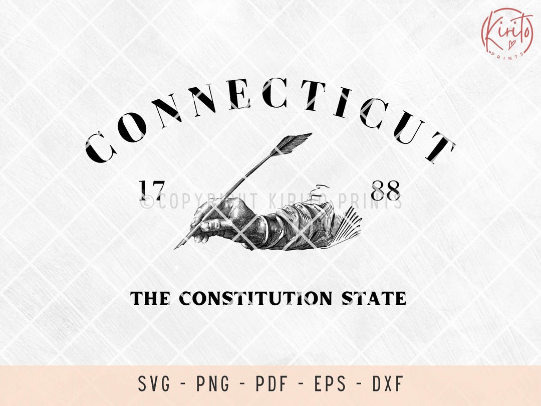 Connecticut Svg, Connecticut, Us States, Us States Svg, Us States ...