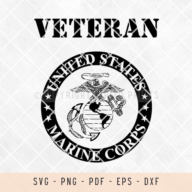 Marine Corps Svg - Etsy
