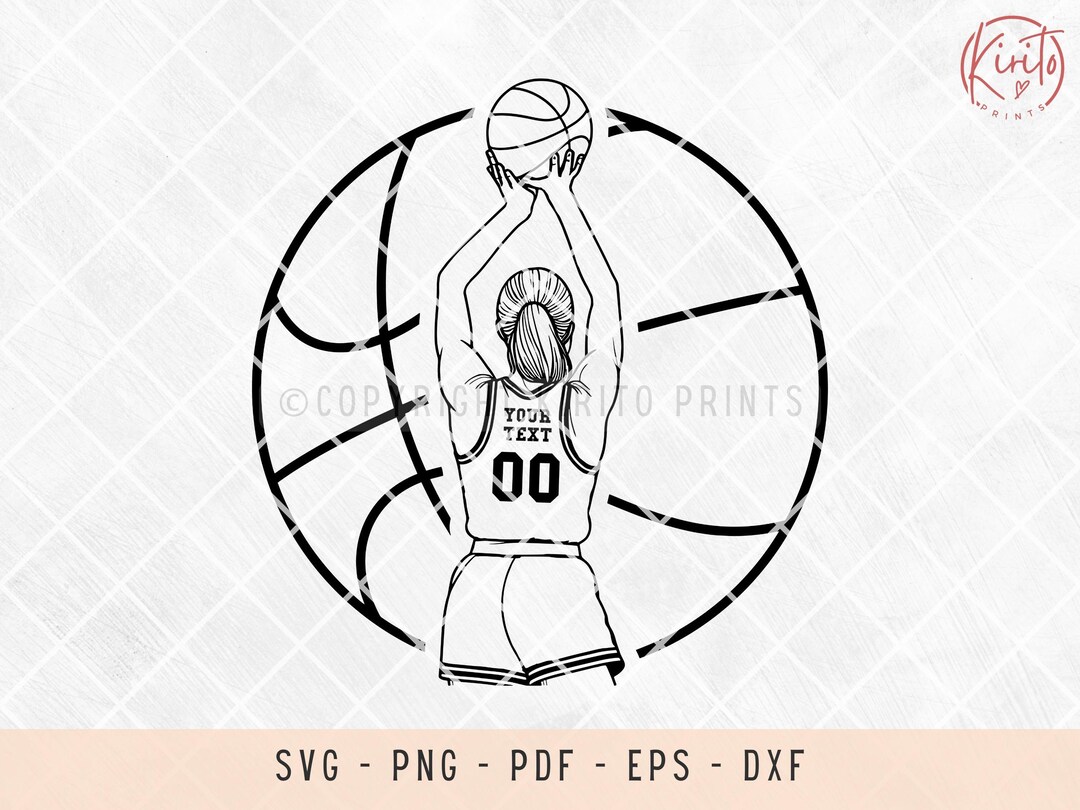 Basketball Player, Basketball Player Svg, Basketball, Customize ...