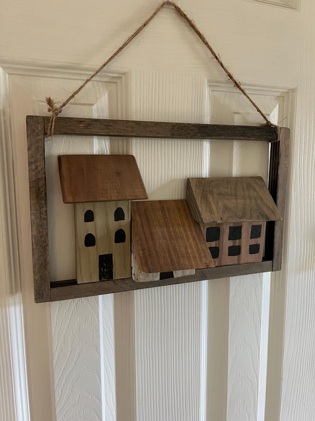 Personalized Sustainable Farmhouse Welcome Sign, Small Houses, Wood ...