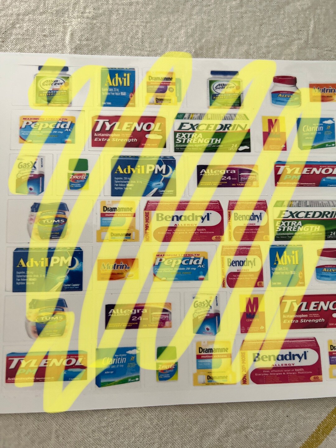 Standard Top 20 OTC Stickers - Etsy