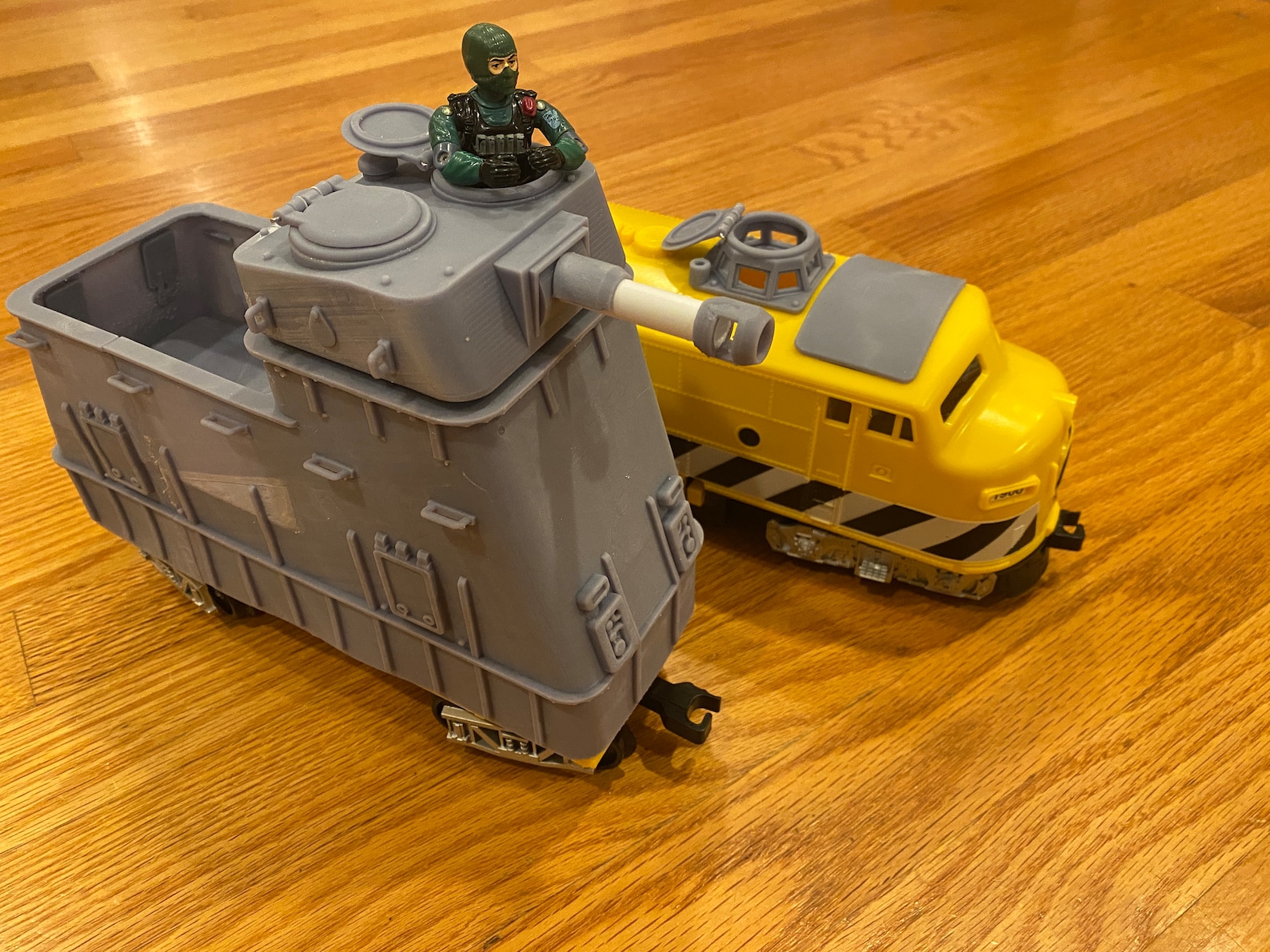 3D Printable STL Digital Files of Gi Joe Train Components - Mod Toy ...