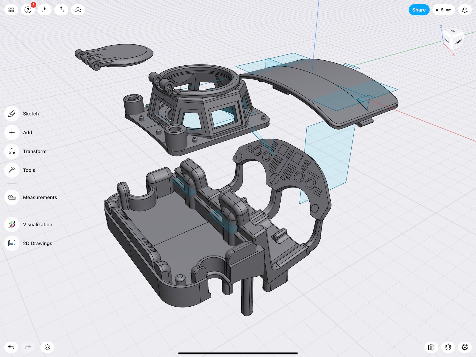 3D Printable STL Digital Files of Gi Joe Train Components - Mod Toy ...