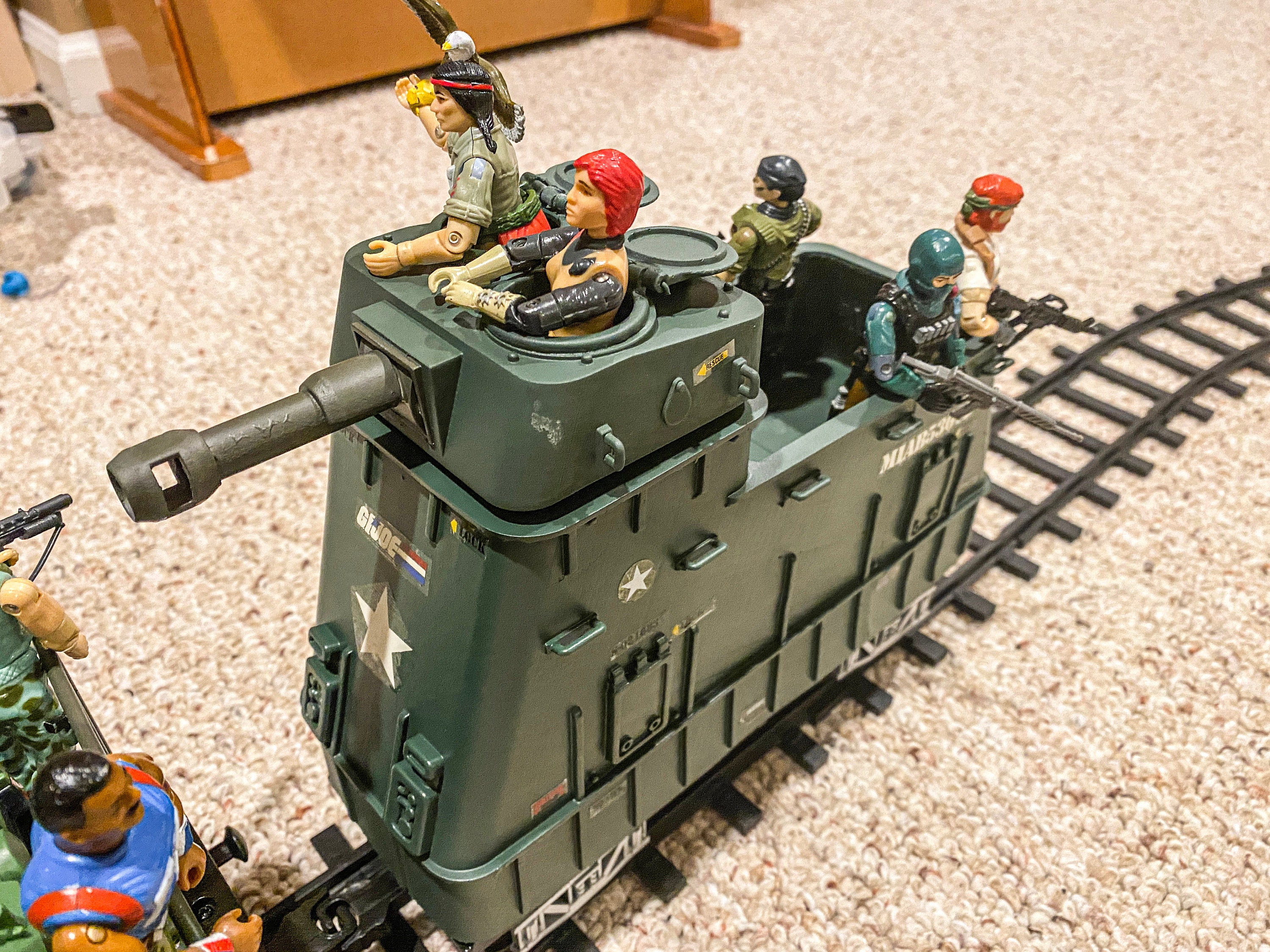 3D Printable STL Digital Files of Gi Joe Train Components - Mod Toy ...