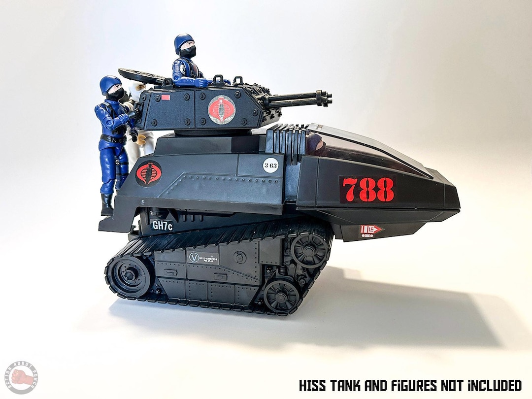 Cobra Hiss Tank Turret Gi Joe Etsy