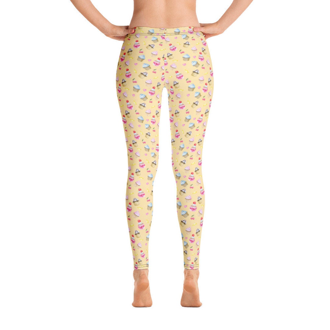 Sweetest Leggings Covered in Cupcakes and Desserts! - Etsy