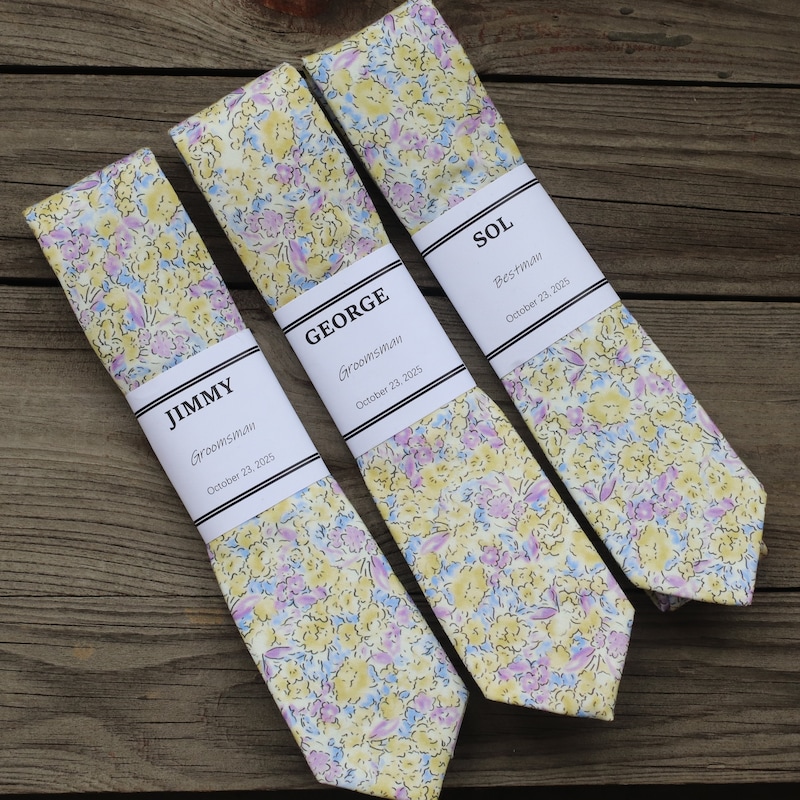 Lilac Skinny Tie - Etsy UK