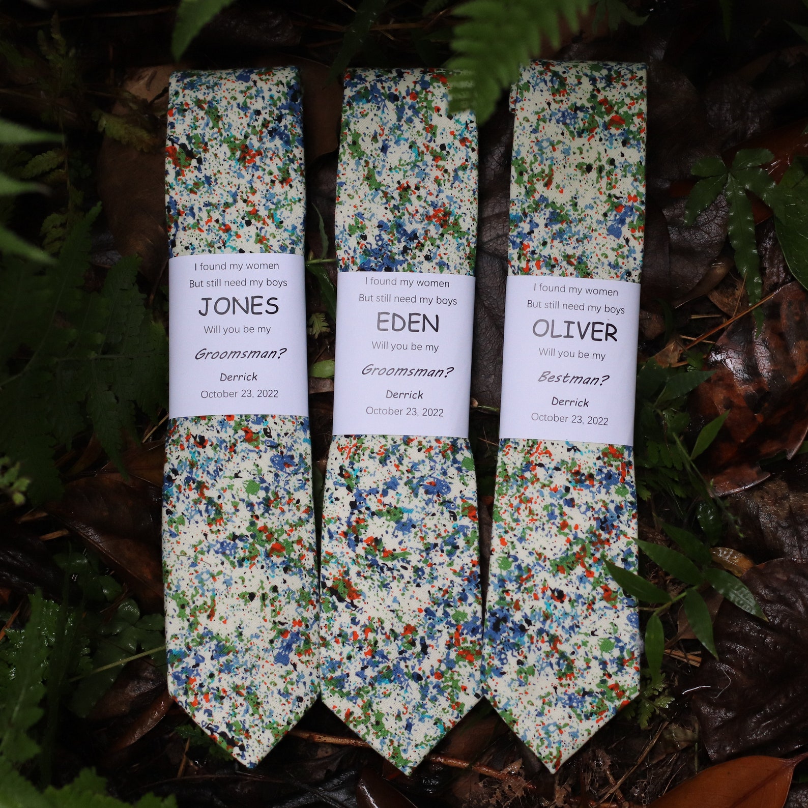 Juniper Floral Tie Juniper Bow Tie Juniper Pocket Square | Etsy