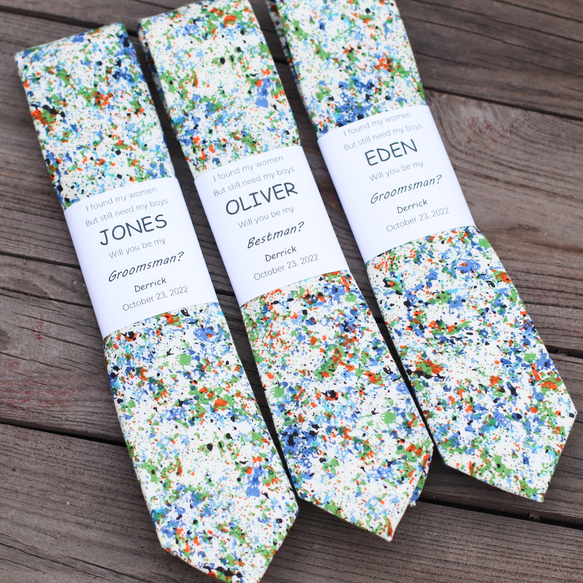 Juniper Floral Tie Juniper Bow Tie Juniper Pocket Square | Etsy