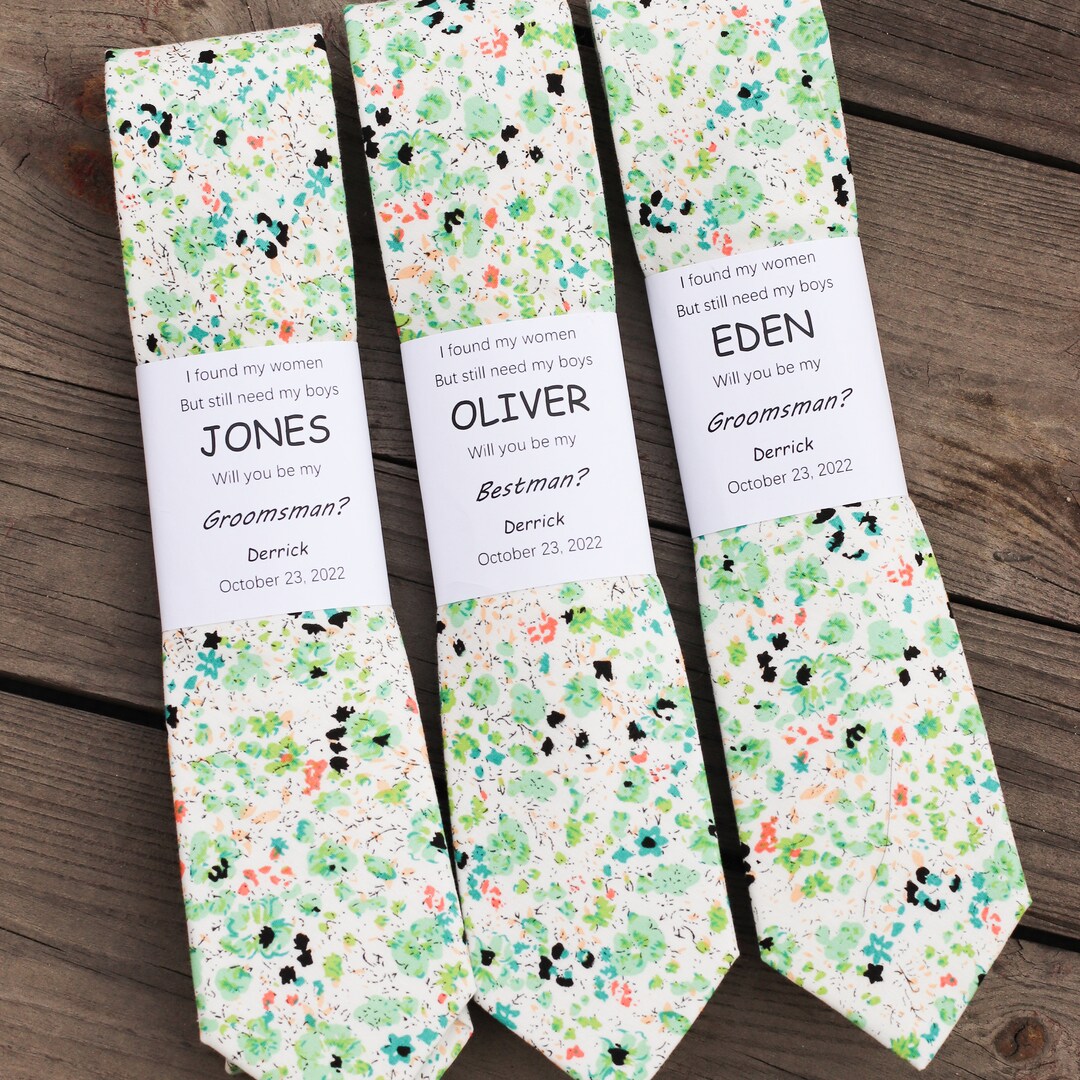 Juniper Floral Tie, Juniper Bow Tie, Juniper Pocket Square, Hunt Green ...