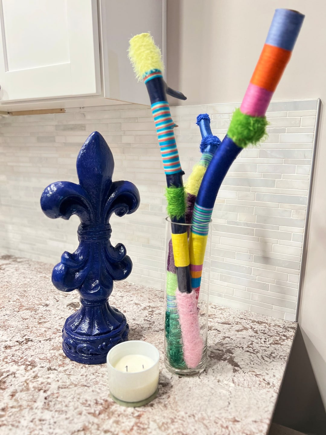 Art - Wrapped Sticks/tribal Sticks/wood Sticks - Etsy