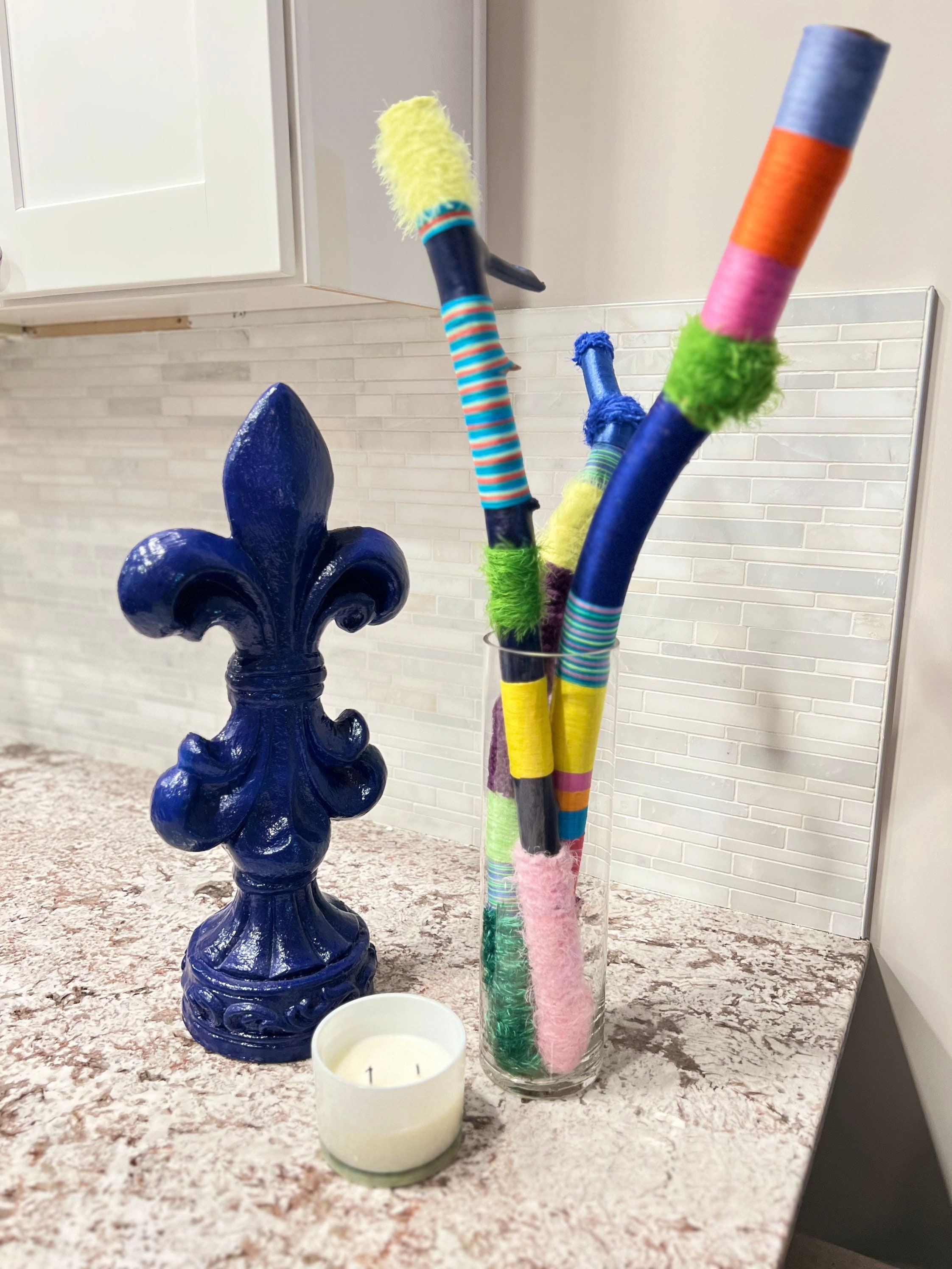 Art - Wrapped Sticks/tribal Sticks/wood Sticks - Etsy