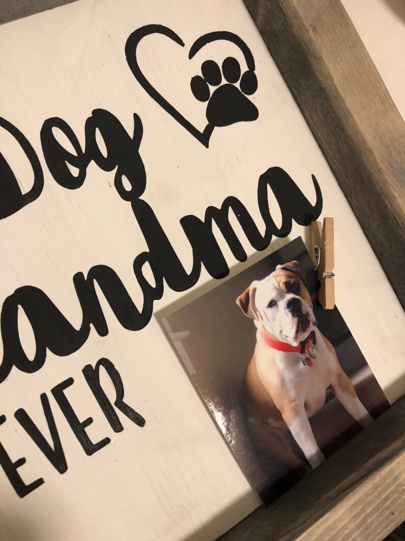 Dog Grandma Sign Pet Lover Gift Dog Owner Decor Rustic - Etsy