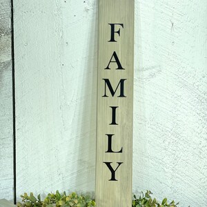 Vertical Room Sign Family Home Decor Long Wood Sign - Etsy
