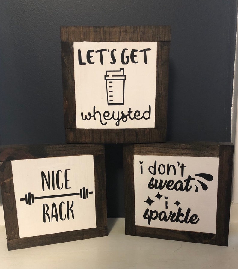 Home Gym Decor Uplifting Fitness Sign Gym Buddy Gift Home - Etsy