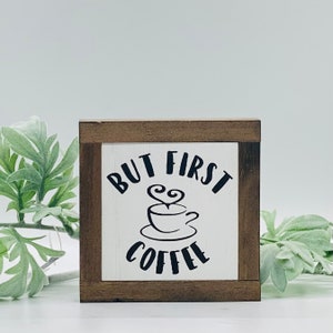 Coffee Sign Collection, Coffee Bar Cart, Coffee Home Decor, Caffeine ...